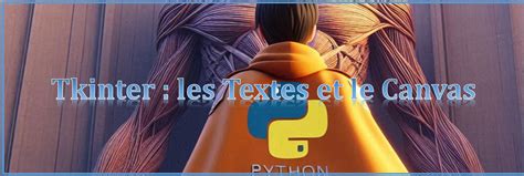 Tkinter Text Et Canvas