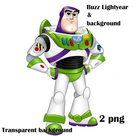 Buzz Lightyear Png Digital Product Color Illustrations Buzz Lightyear Clipart For Print