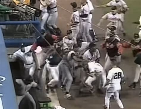 Mlb Top 10 Bench Clearing Brawls No 1 On May 19 1998 After Giving Up
