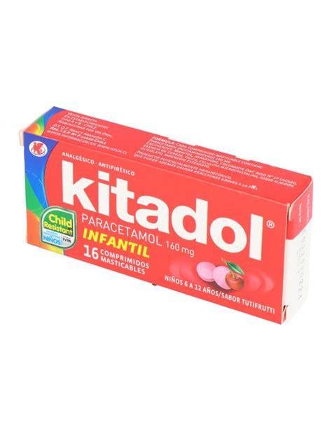 Kitadol 160 Mg 16 Comp Lab Chile Que Farmacia