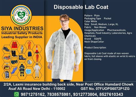 Black Disposable Lab Jackets At ₹ 70 Piece Disposable Laboratory Coat In New Delhi Id