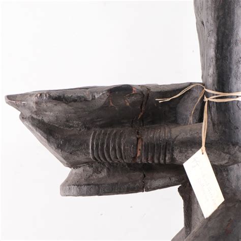 Igorot Hand Carved Wooden Figure With Bowl Philippines Ebth