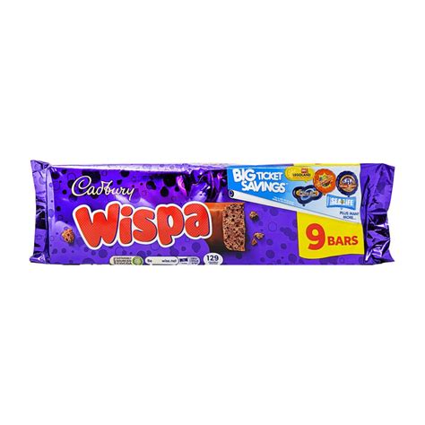 Cadbury Wispa 9 Pack 9 X 23 7g Blightys British Store