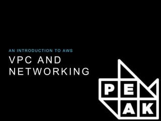 Introduction To AWS VPC Networking PPTX Cloud Computing Internet