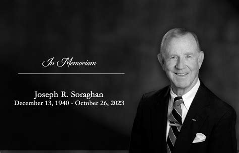 In Memoriam Joseph R Soraghan Kristina Stevenson Mba