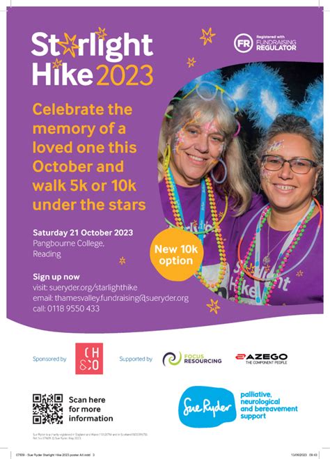 Sue Ryder Starlight Hike 21st Oct 2023 Shinfield Parish Council