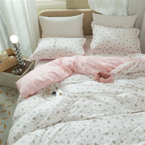 Similar Floral Girls Duvet Cover Full Size 100 Cotton Pink Flower