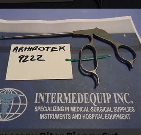 Used Arthrotek 9222 Biter Biopsy Cut Or Instruments For Sale Dotmed