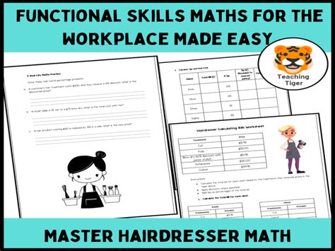 Master Hairdresser Math Functional Skills Maths For The Workplace Made