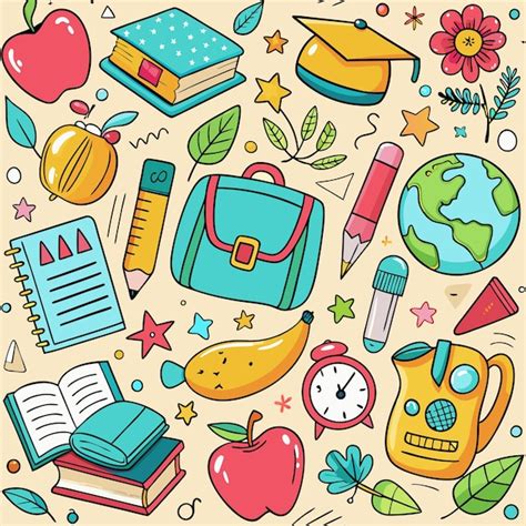 Premium Vector Back To School Doodles