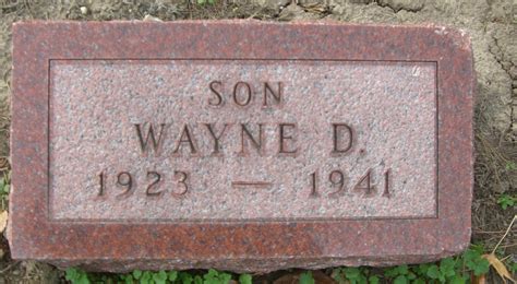 Wayne Dewitt Stevens 1923 1941 Find A Grave Memorial