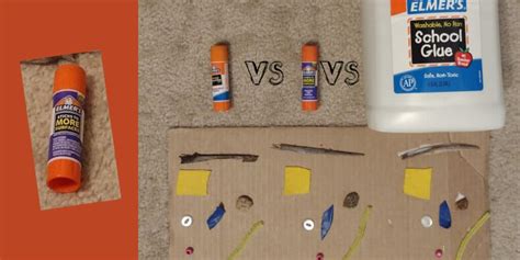 Elmers Extra Strength Glue Stick Comparison Test Cands
