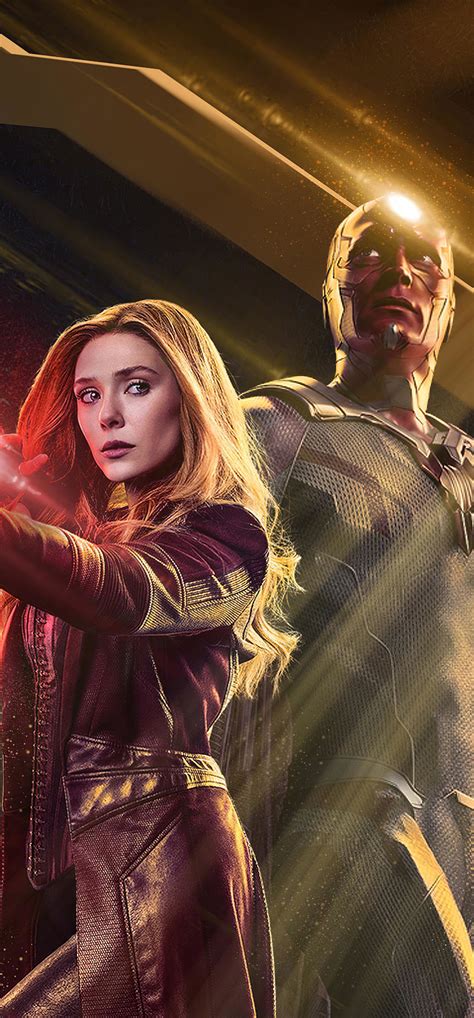1242x2668 Scarlet Witch And Vision Wandavision 4k Iphone Xs Max Hd 4k