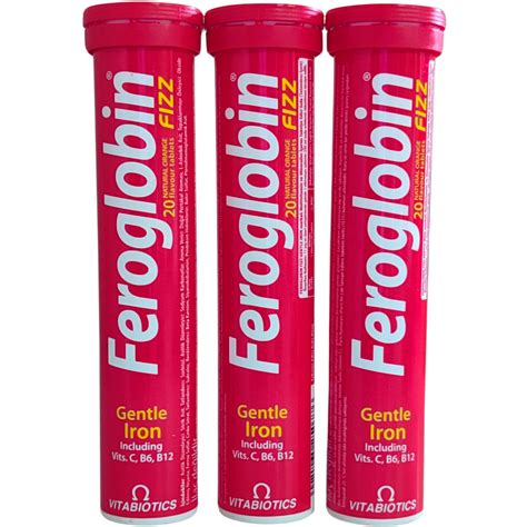 Feroglobin Fizz Gentle Iron 20 Efervesan Tablet 3 Adet Orijinal