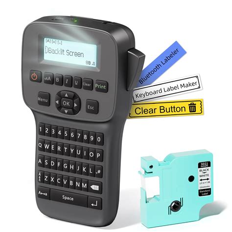 Label Maker Machine With Tape Portable Label Maker Rechargeable