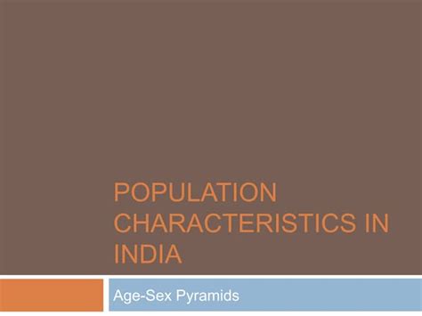 12 Constructing Age Sex Pyramids Ppt