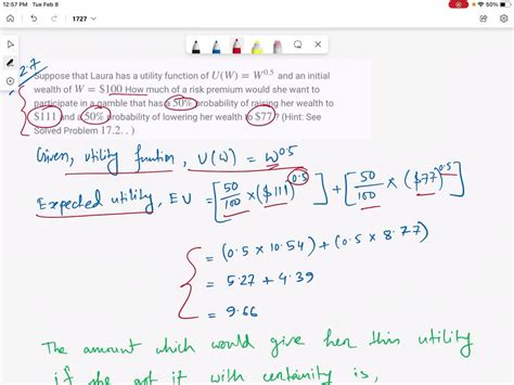 Solvedconsider The Vnm Utility Function Depicted In Figure 47 What