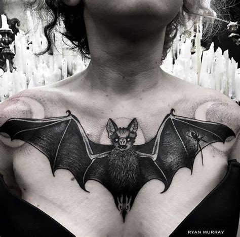 Bat Chest Tattoo Best Tattoo Ideas And Designs タトゥー タトゥーデザイン デザイン