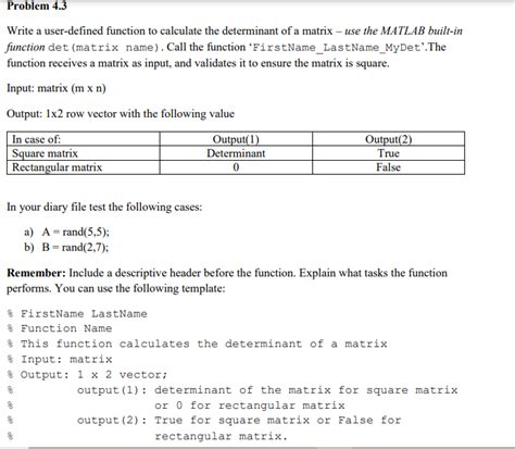 Solved Problem Write A User Defined Function To Chegg