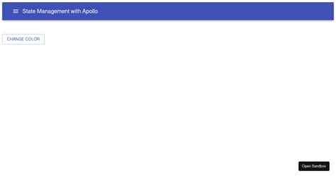 apollo client for state management codesandbox