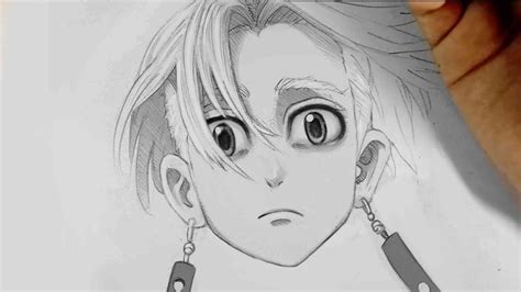 How To Draw Anime With Pencil Easy Drawing Izana Kurokawa From Tokyo Revengers Youtube