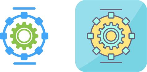 Automated Process Icon Design 44498734 Vector Art At Vecteezy