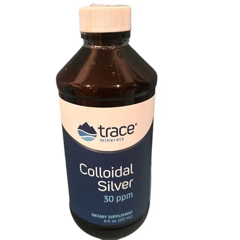 Trace Minerals Other Colloidal Silver 3 Ppm 8 Fl Oz 237 Ml Trace