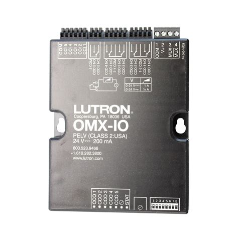 Lutron Omx Io Grafik Eye Control Interface System 5 Outputinput 24v