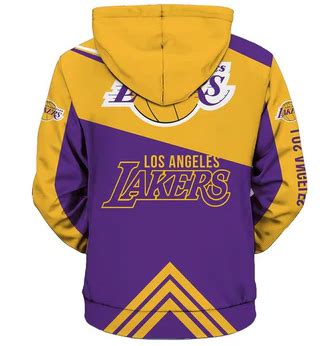 Los Angeles Lakers Nba Zip Up Hoodie Jacket The Fan Jacket