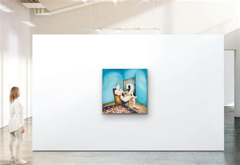 Lot Caroline Zilinsky Born 1978 The Haunting Of Timothy Shaw 2020 Oil On Linen 97 X 97cm