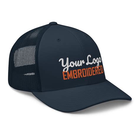 Custom Your Hat Available In Colors Embroidered Trucker Cap