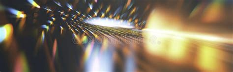 Understanding The Diffraction Of Light With Vibrant Colors Radiating From A Central Point At