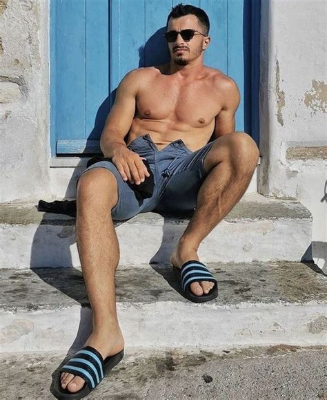 Pin On Men In Sandals