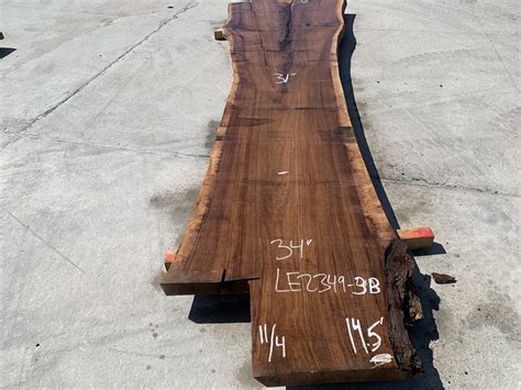 Live Edge Walnut Le2349 3b 114 145 Irion Lumber Company