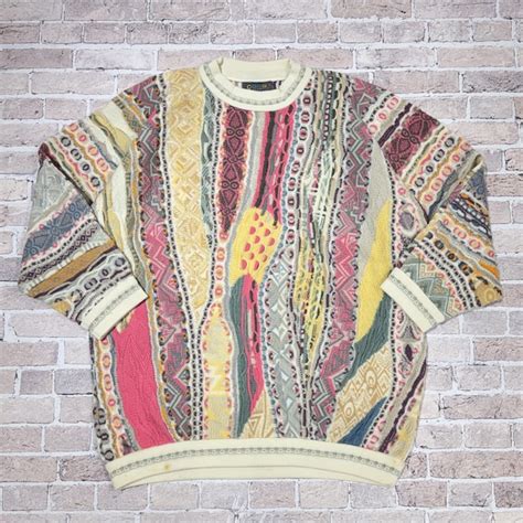 1990s Coogi 3d Knit Sweater Safarionline
