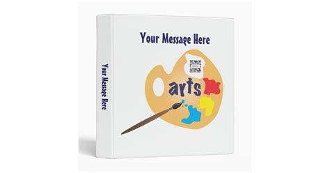 3 Ring Binder Template Education Art Zazzle