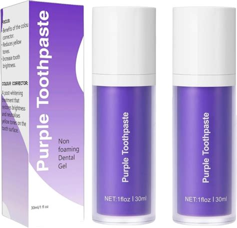 Purple Toothpaste For Teeth Whitening Purple Toothpaste Whitening Purple Teeth