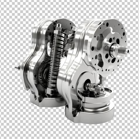Premium Psd 3d Illustration Of Car Engine Components