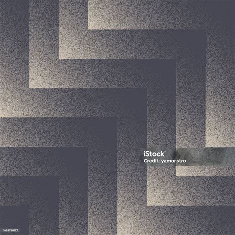 Elegant Geometric Seamless Pattern Trend Vector Dotwork Abstract Background Stock Illustration