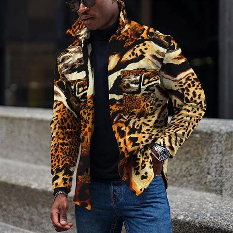 Leopard Print Jacket For Men Online