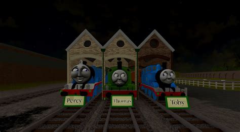 Sodor Fallout Au Thomas Finds Gordon And Percy By Jk0424 On Deviantart