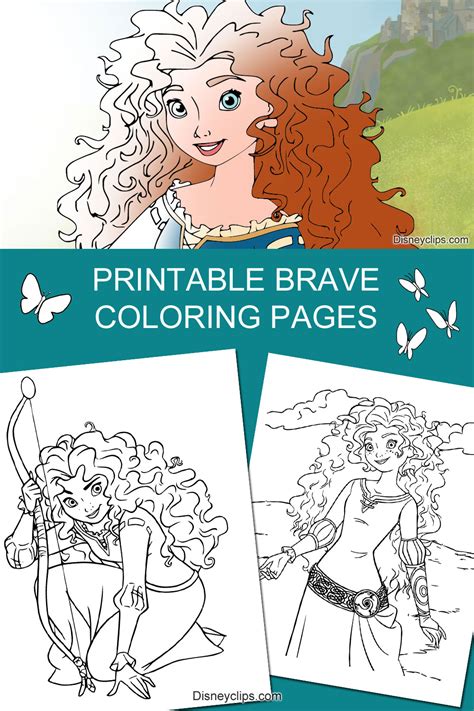 Disney Pixars Brave Coloring Pages