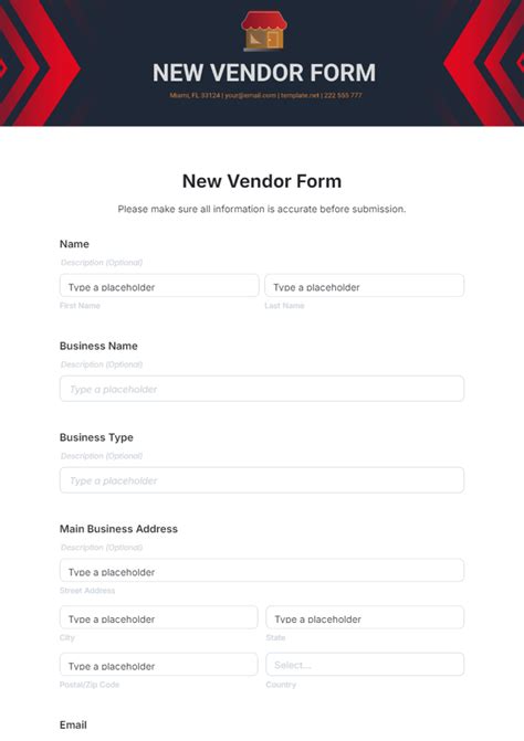 Free Vendor Order Form Template To Edit Online