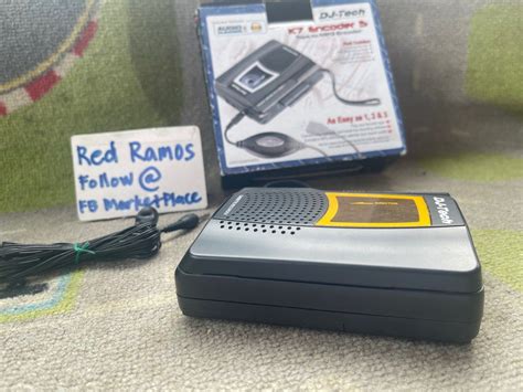 Dj Tech Cassette Recorder K7 Encoder 5 Mp3 Converter Audio Portable