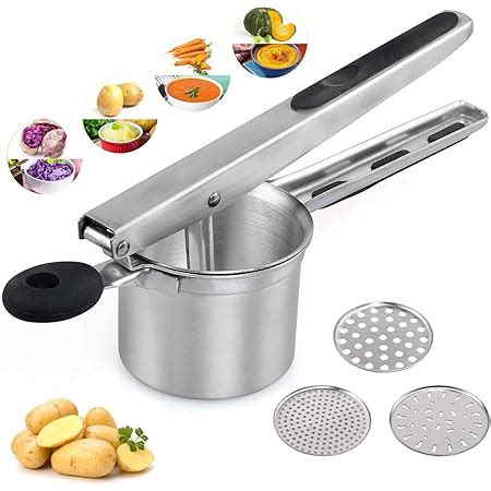 Hotlike Schiacciapatate Acciaio 6 Pcs Potato Ricer Set Schiaccia