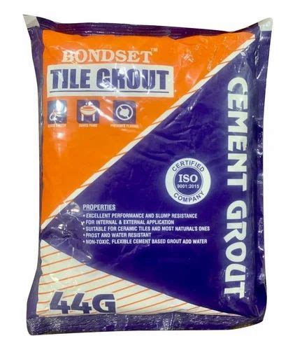 Bondset Tile Cement Grout For Construction At ₹ 145kg In Faridabad