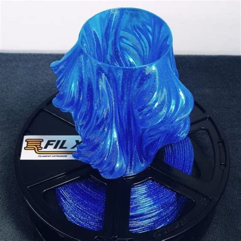 Fil X Pla Glitter Blue 1kg 175mm Mr Filament