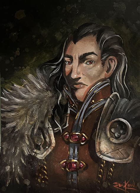 We Are Playing Curse Of Strahd And My Dm Wanted A Portrait Of Strahd