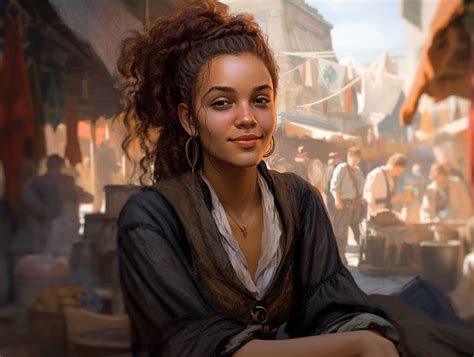 A Shopkeep At The Market For Your Next Dnd Game By Dndheadshots On