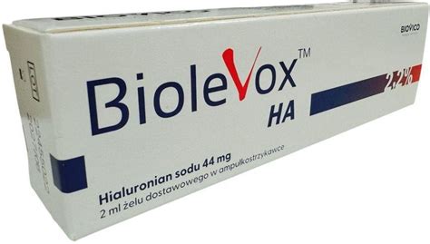 Biovico Biolevox Ha Kwas Hialuronowy Żel Dostawowy 2 2 Amup 2ml Opinie I Ceny Na Ceneo Pl